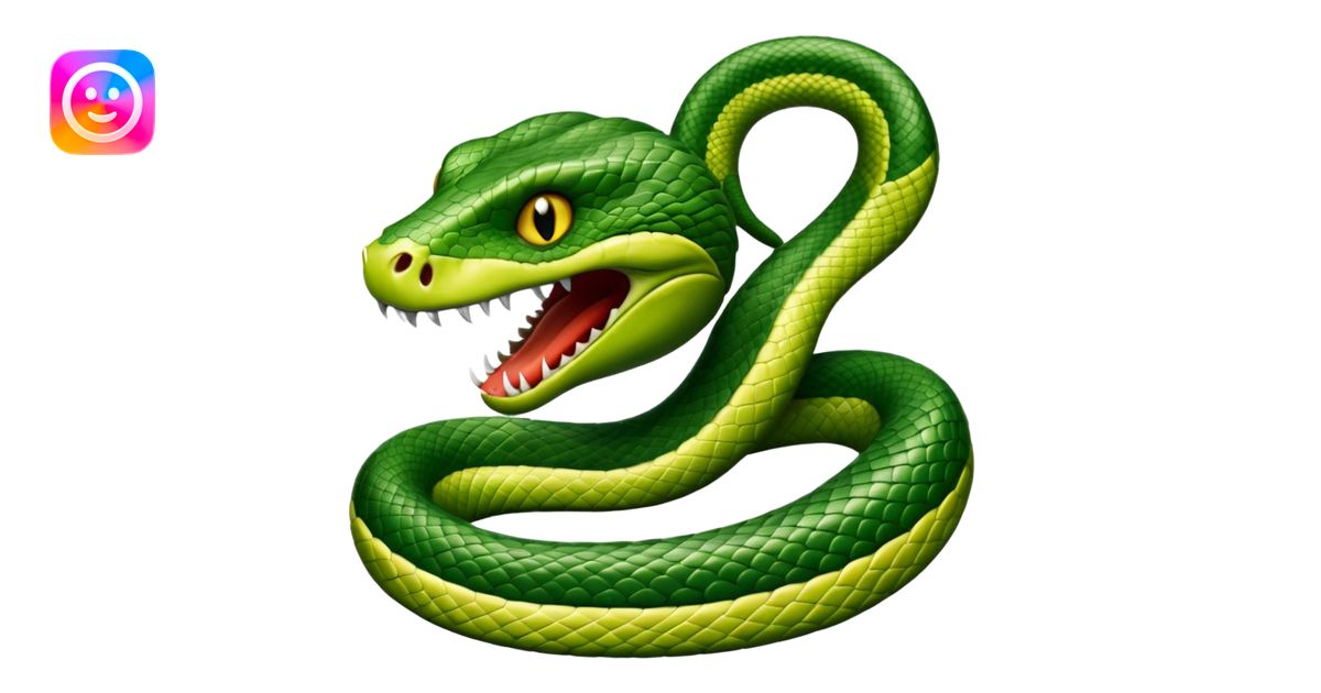 a snake human emoji | AI Emoji Generator