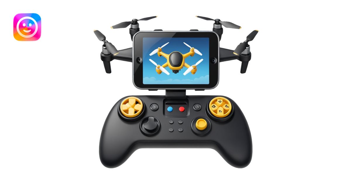 screen drone remote emoji | AI Emoji Generator
