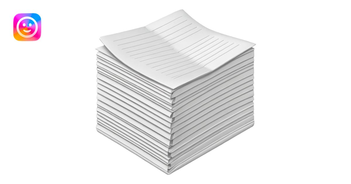 folded papers emoji | AI Emoji Generator