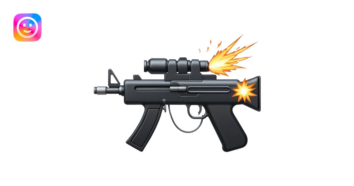machine gun firing emoji | AI Emoji Generator