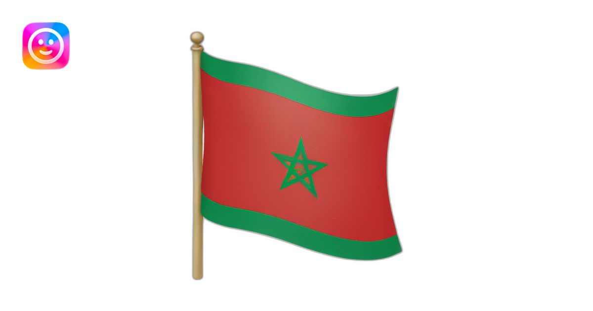 placard model un, morocco flag emoji | AI Emoji Generator