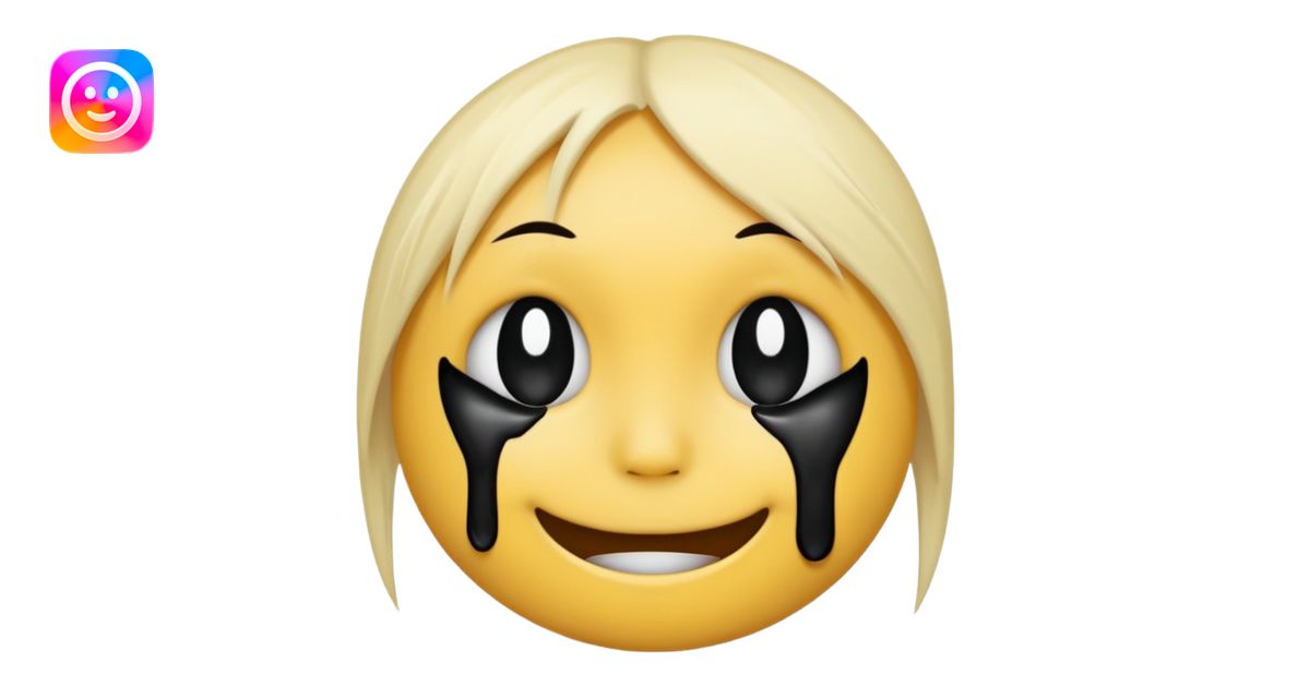 Emo emoji smiley face emoji | AI Emoji Generator