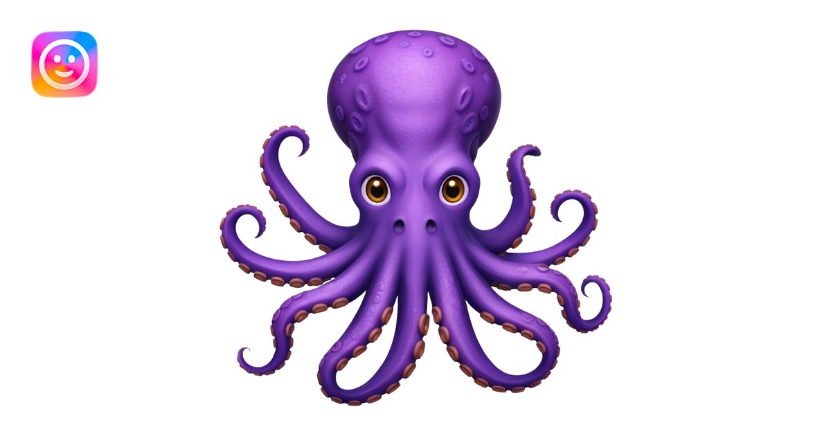 Octopus emoji | AI Emoji Generator