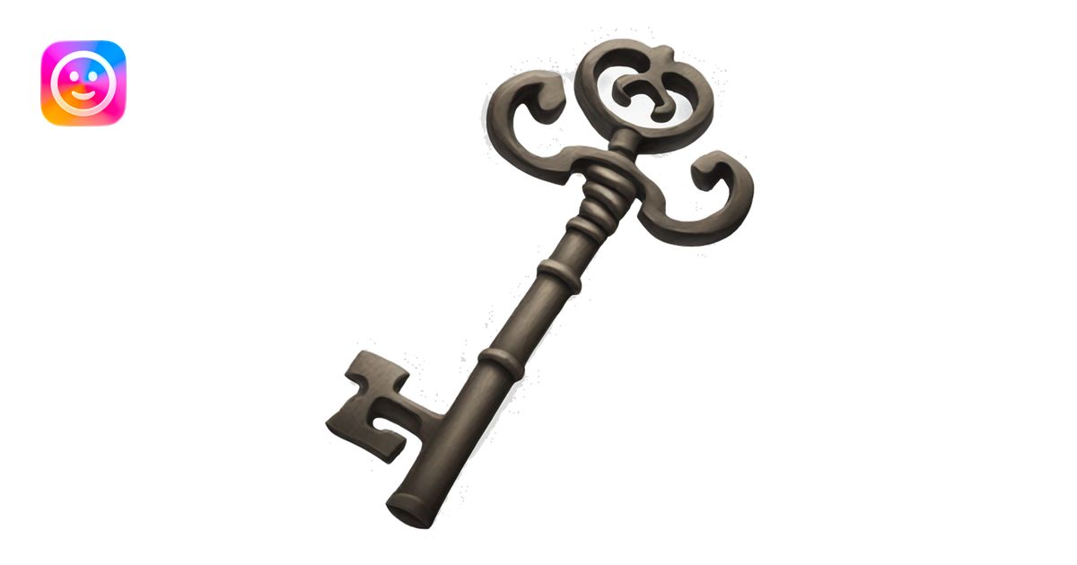 Skelton key emoji | AI Emoji Generator