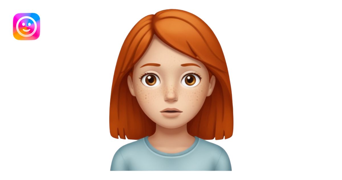 Girl, Questioning face emoji | AI Emoji Generator