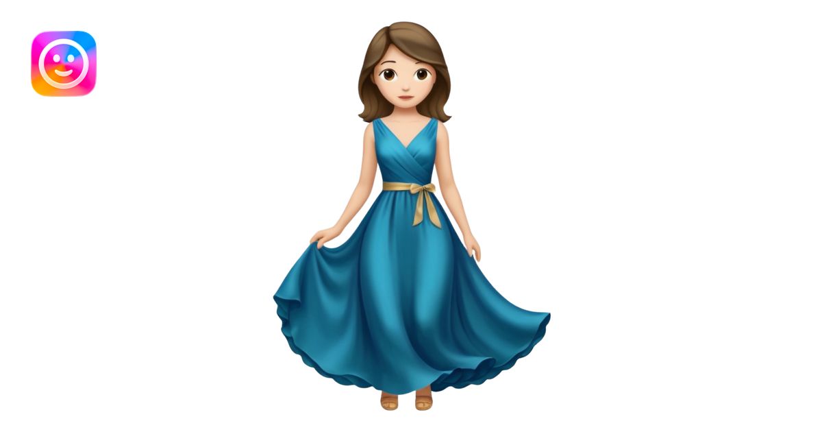 Ana’s dress emoji | AI Emoji Generator