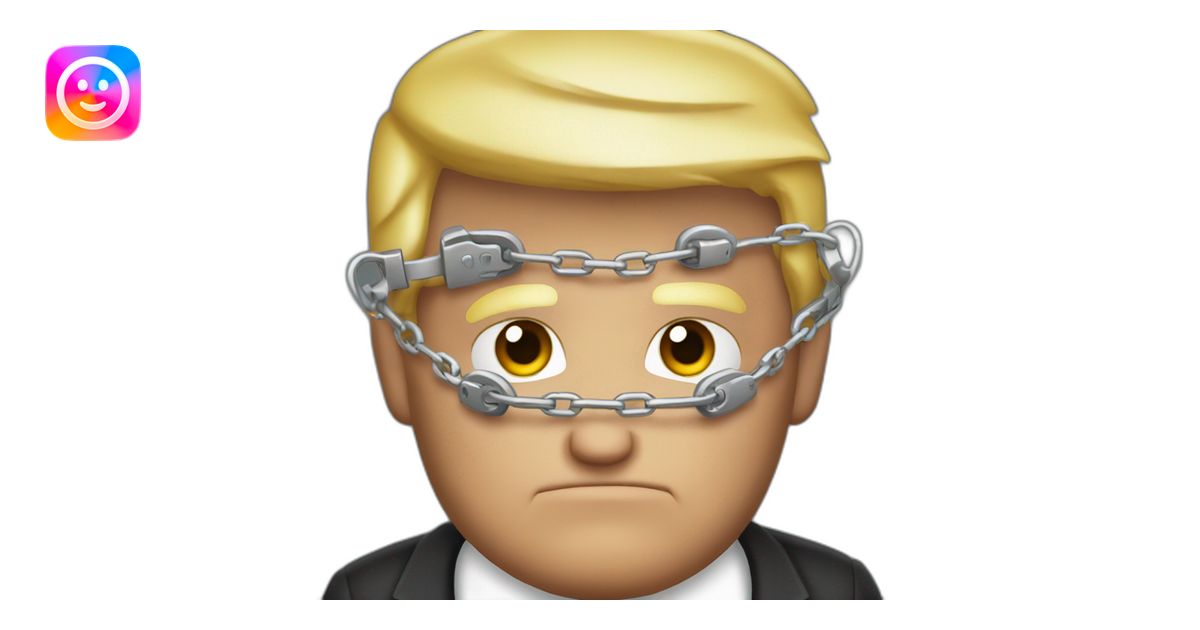 trump-in-handcuffs emoji | AI Emoji Generator