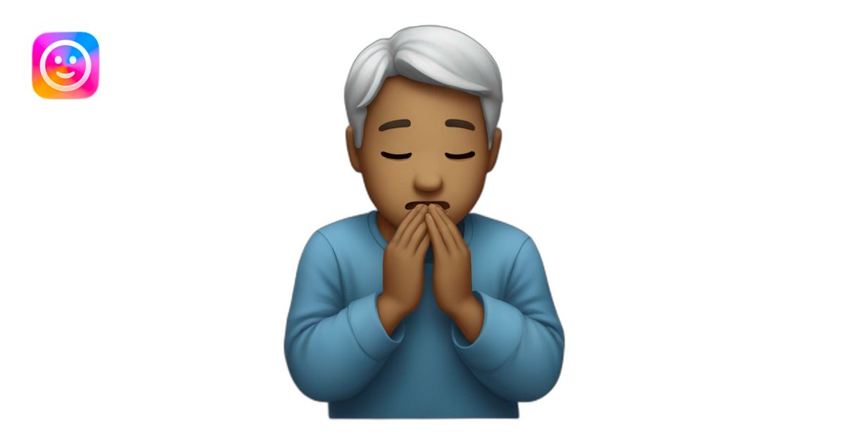 crying praying emoji | AI Emoji Generator