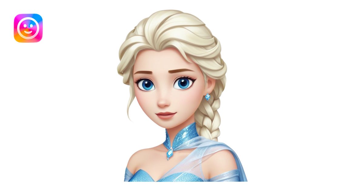 Cinematic Realistic Elsa Portrait, depicted with lifelike skin texture ...