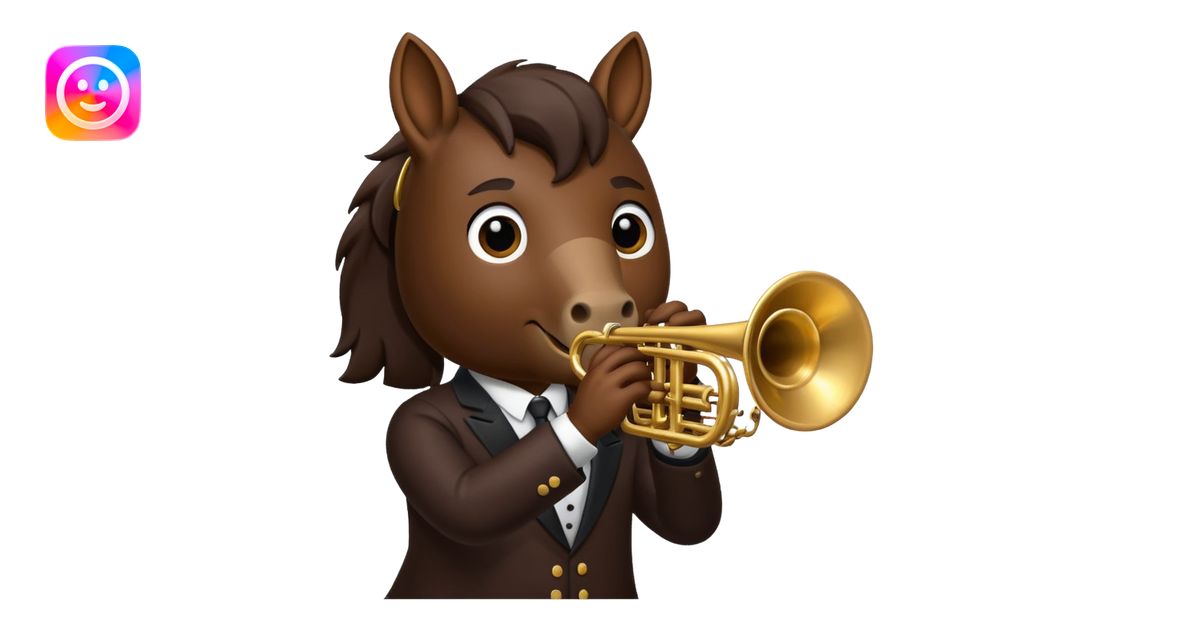 Jazz Horse emoji | AI Emoji Generator