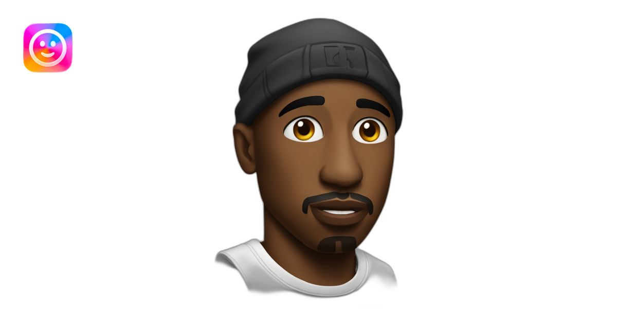 tupac emoji | AI Emoji Generator