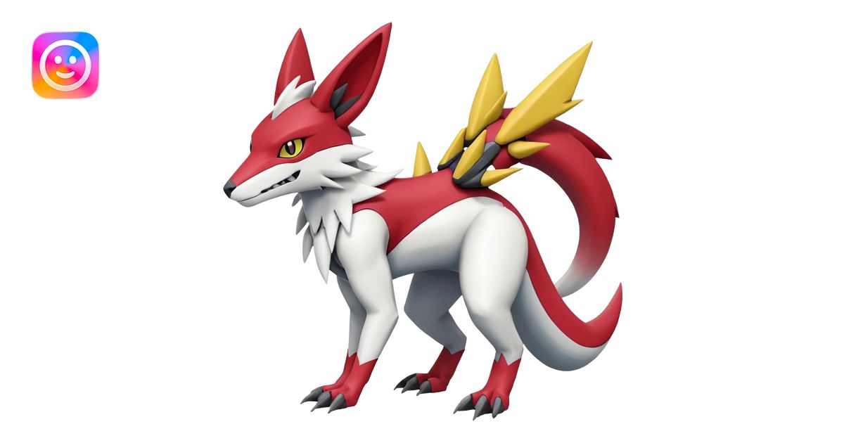 Zeraora-Lombax-Sergal-Zangoose-Cyclizar-Genesect-Pokémon, full body ...