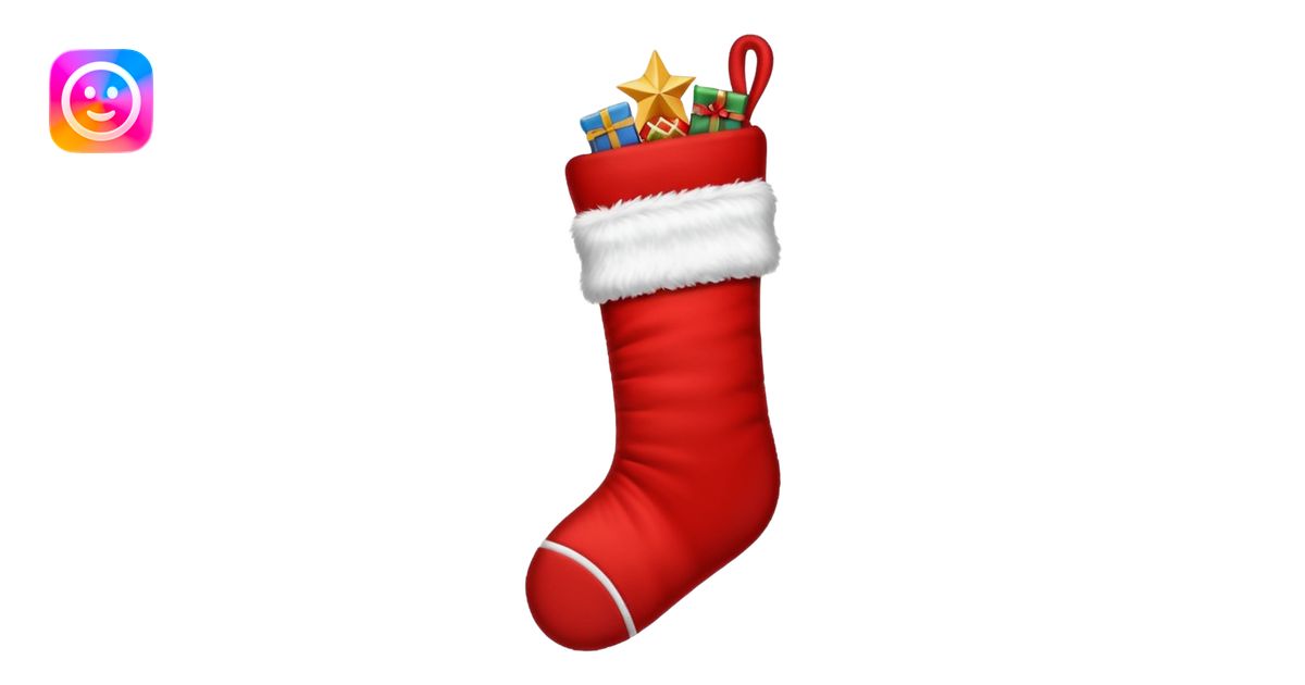 Christmas stocking emoji | AI Emoji Generator