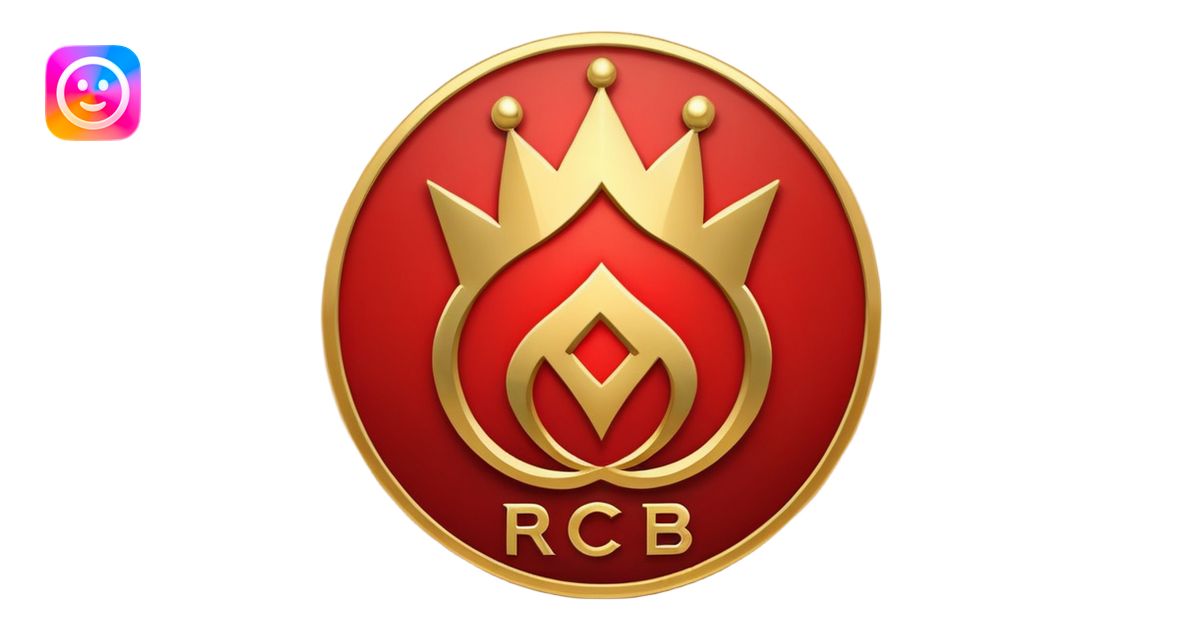 Rcb logo emoji | AI Emoji Generator