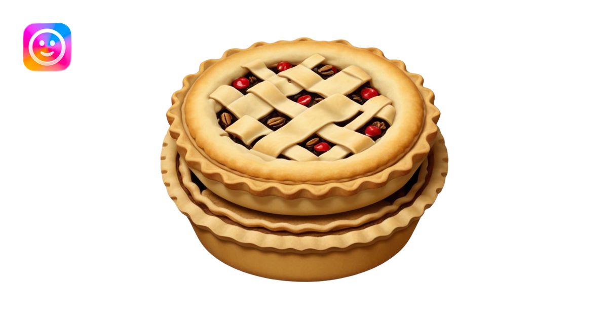 create a pie emoji, similar to a mince pie emoji | AI Emoji Generator