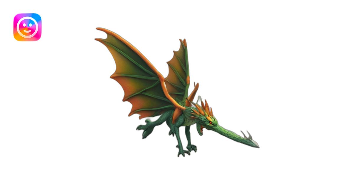 Dracaufeu ailes déployer emoji | AI Emoji Generator
