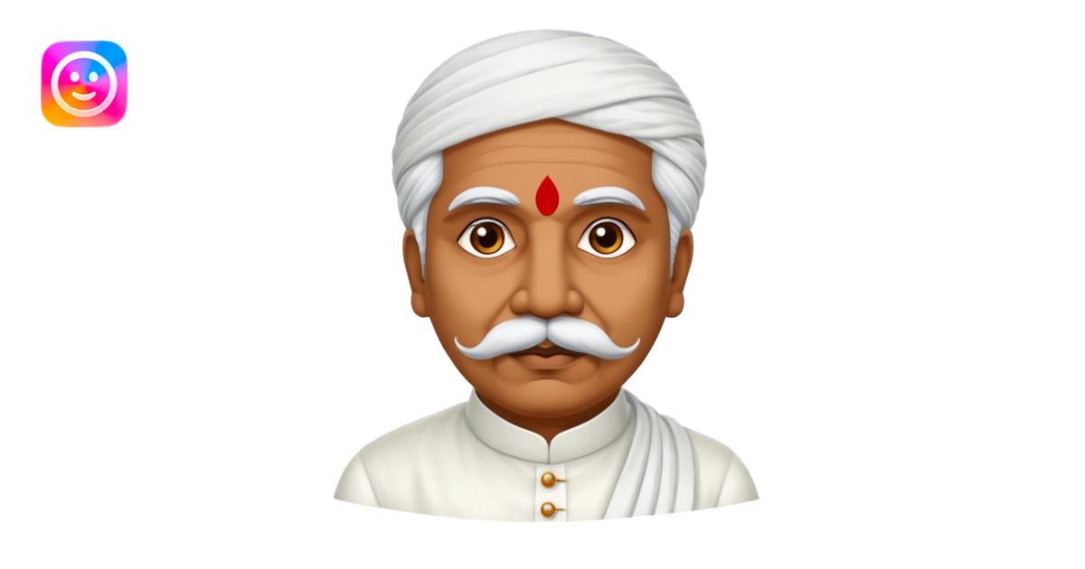 bharathiyar tamil poet emoji | AI Emoji Generator