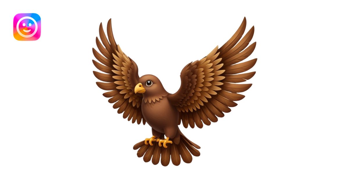 Brown wings emoji | AI Emoji Generator