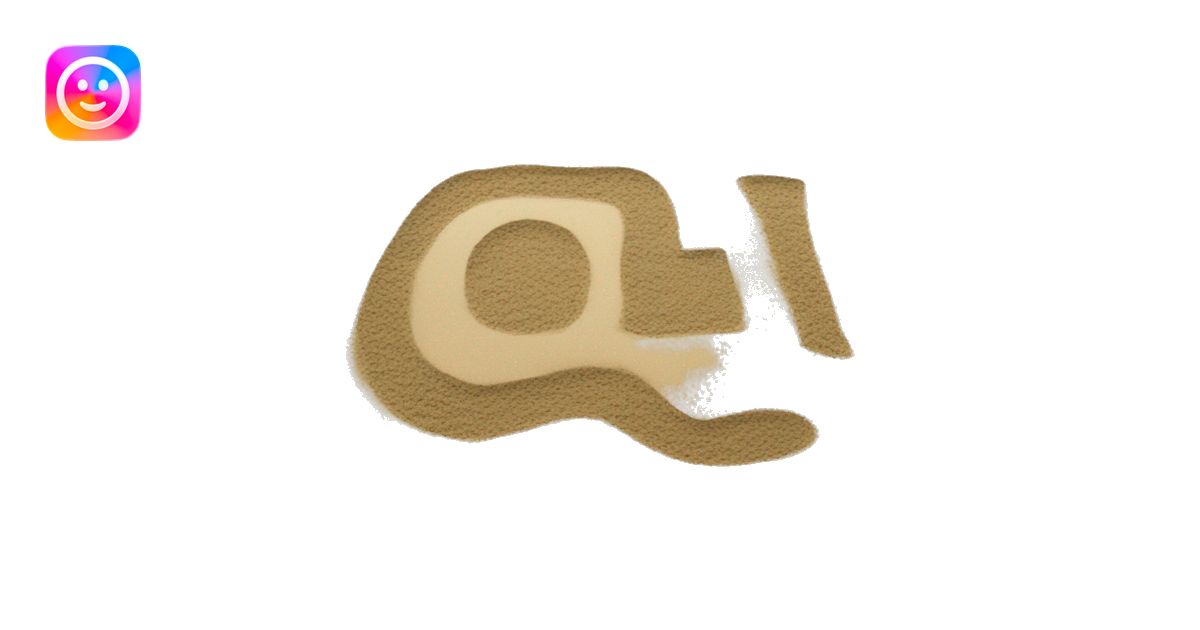 “ily” written in sand emoji | AI Emoji Generator