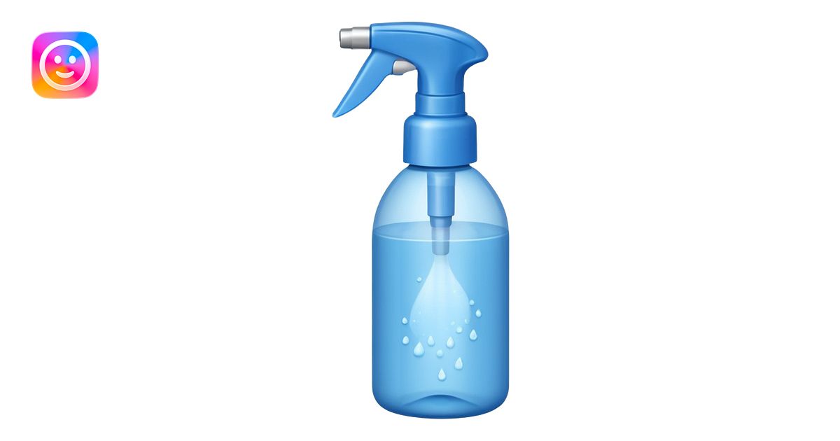 blue sea salt spray bottle emoji emoji | AI Emoji Generator