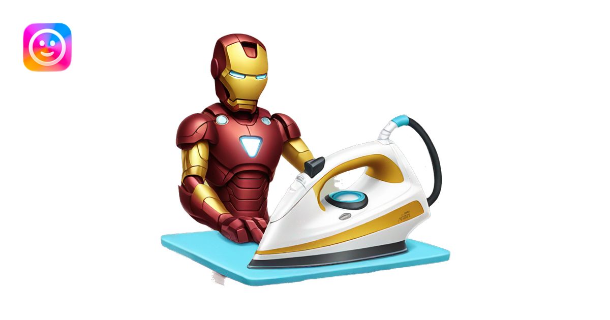 ironman ironing clothes emoji | AI Emoji Generator