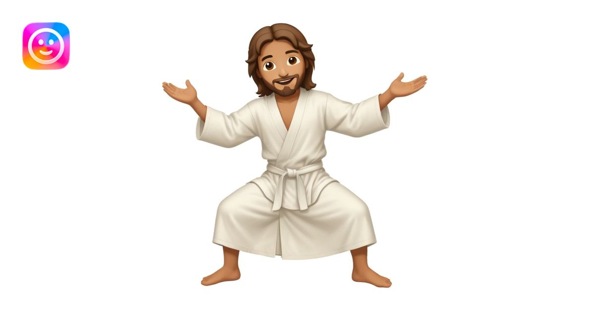 Jesus breakdancing emoji | AI Emoji Generator
