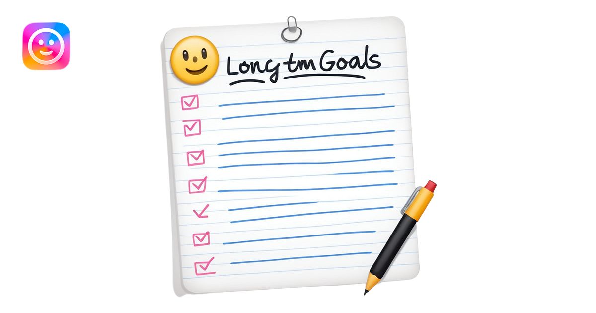 long-term goals emoji | AI Emoji Generator