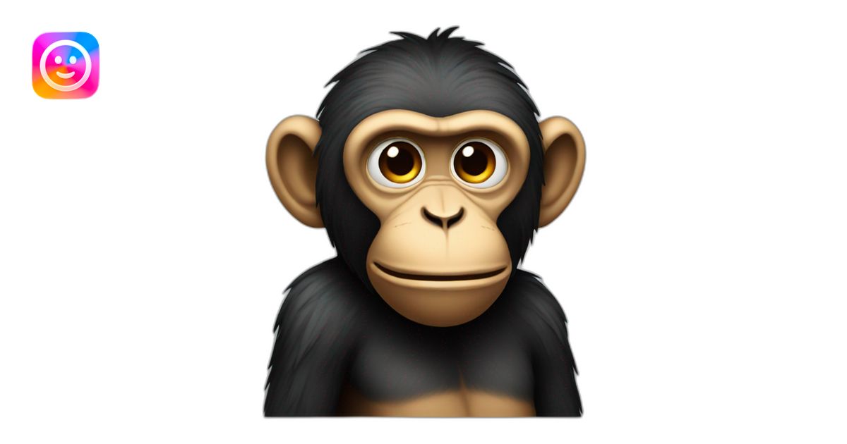 the brooding monkey emoji | AI Emoji Generator