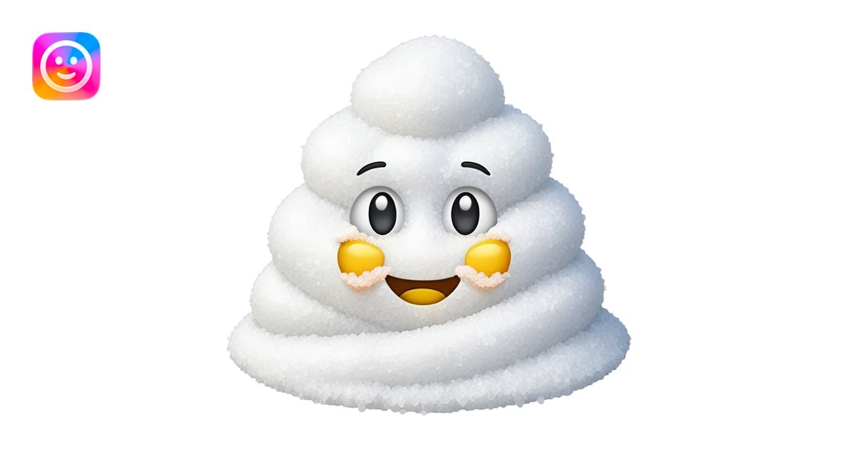 happy emoji with a pile of salt emoji | AI Emoji Generator