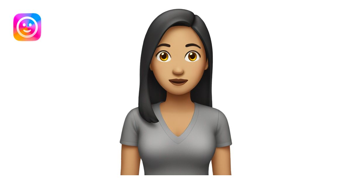 Filipino woman emoji | AI Emoji Generator