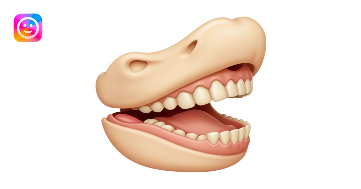 A mouth biting an ankle emoji | AI Emoji Generator