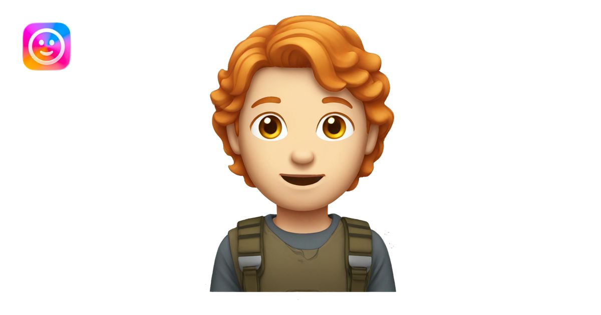 Ginger hair emoji | AI Emoji Generator