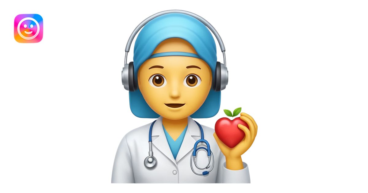 ai assistant health emoji | AI Emoji Generator