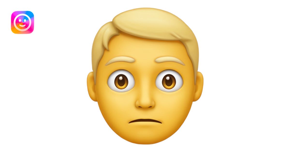 side eye emoji meme, yellow face, exaggerated side glance, skeptical ...