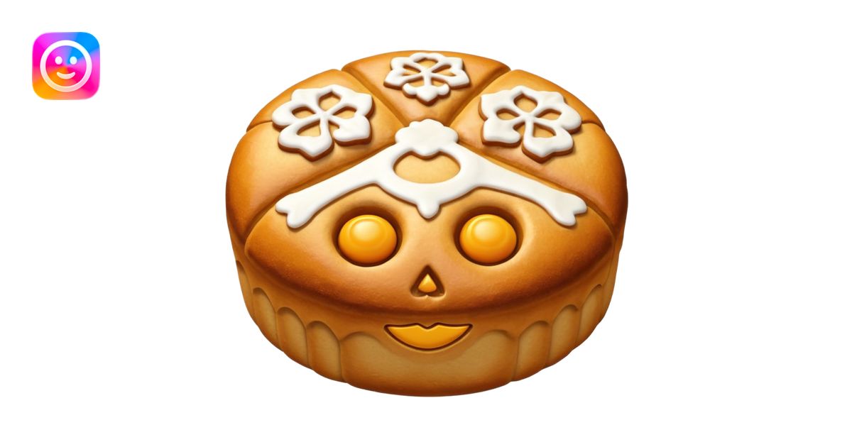 Pan de muerto emoji | AI Emoji Generator