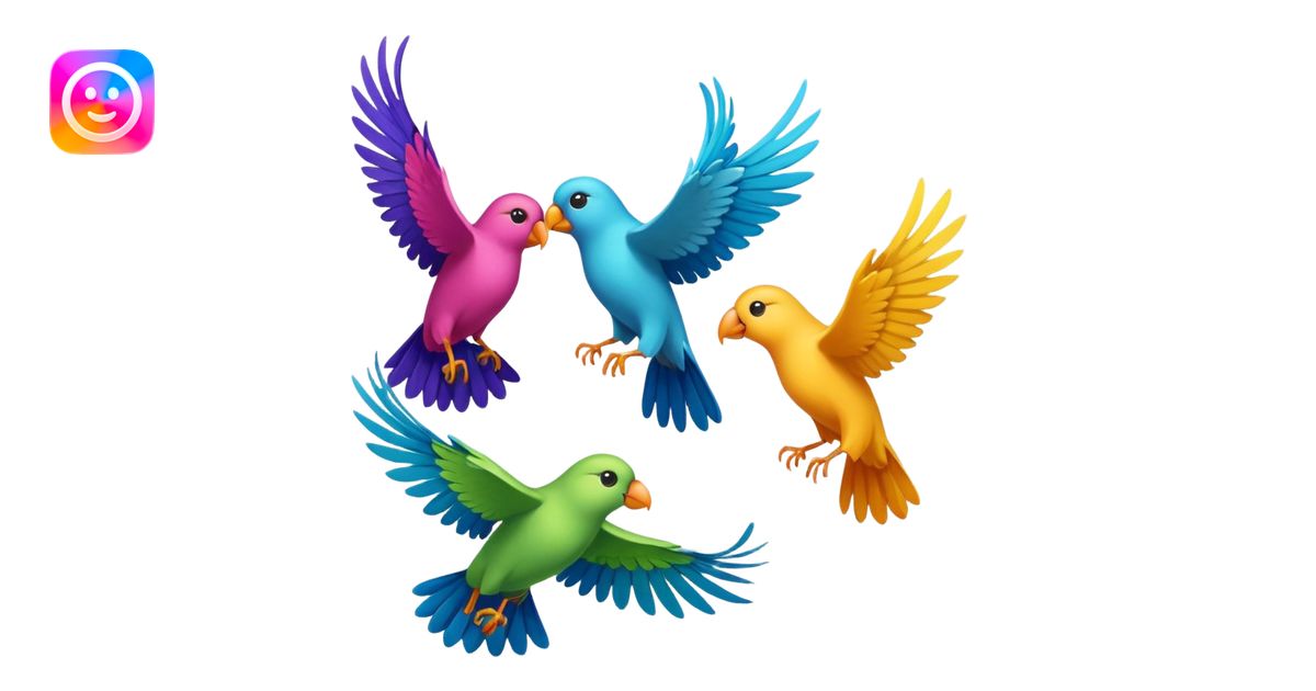 Birds emoji | AI Emoji Generator