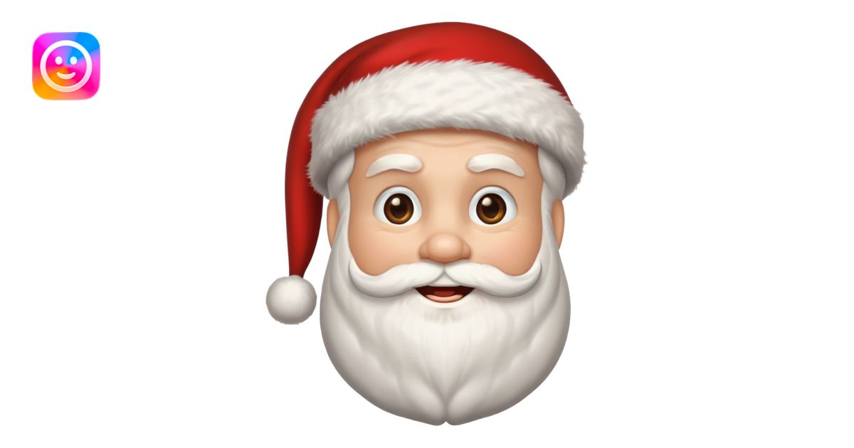 Santa emoji emoji | AI Emoji Generator