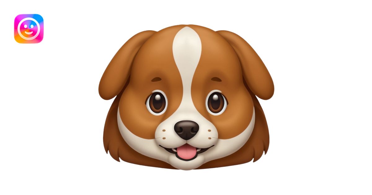 Perro emoji | AI Emoji Generator