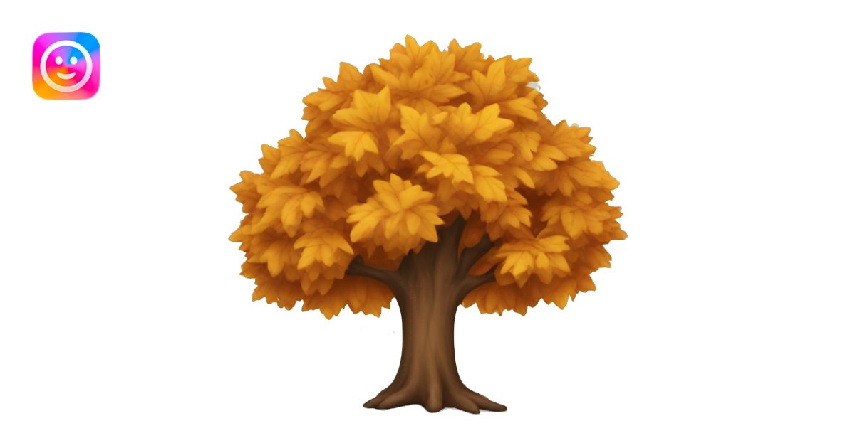 fall tree emoji | AI Emoji Generator