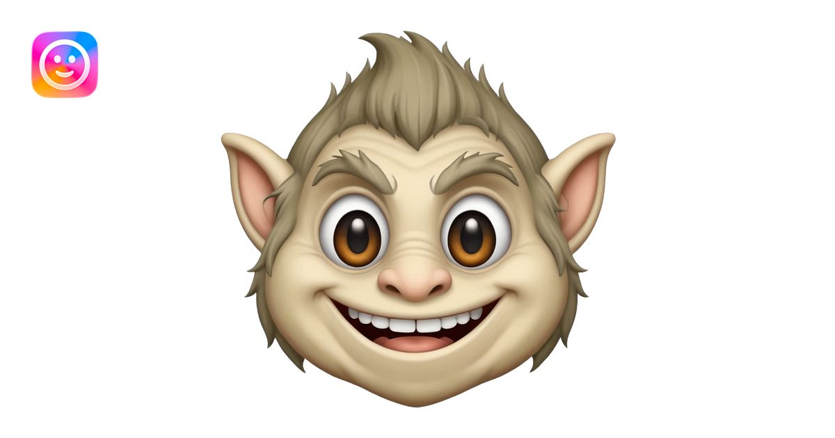 Troll face emoji | AI Emoji Generator