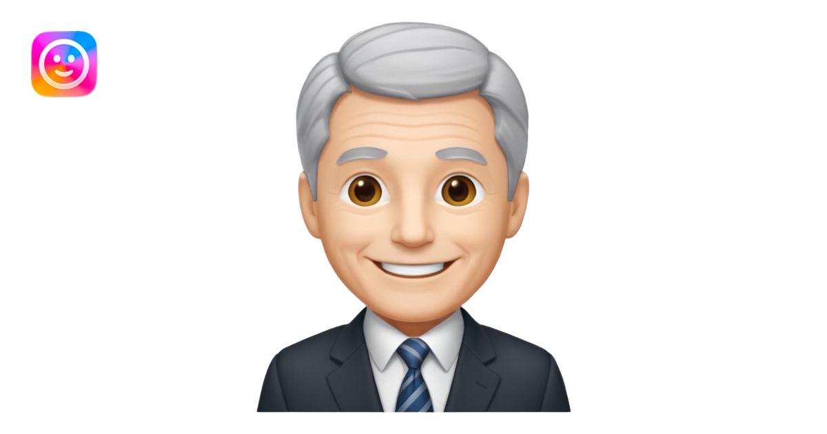 senior business man emoji | AI Emoji Generator