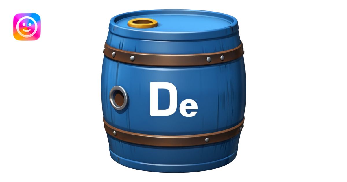 the diesel barrel rust free emoji | AI Emoji Generator