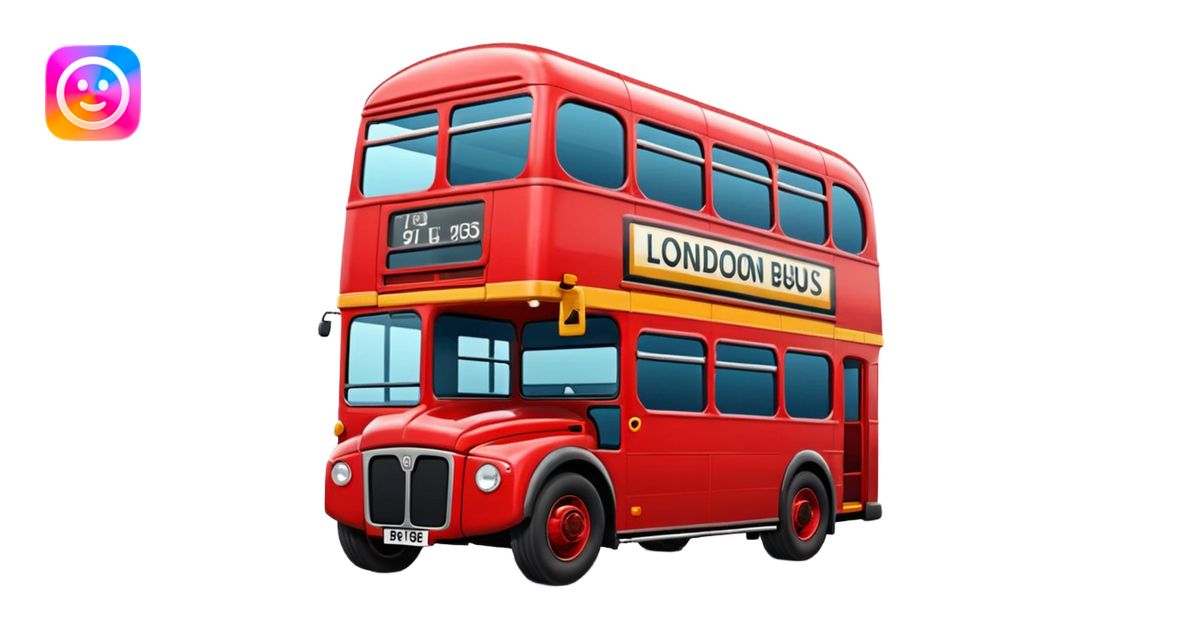 London red bus emoji | AI Emoji Generator