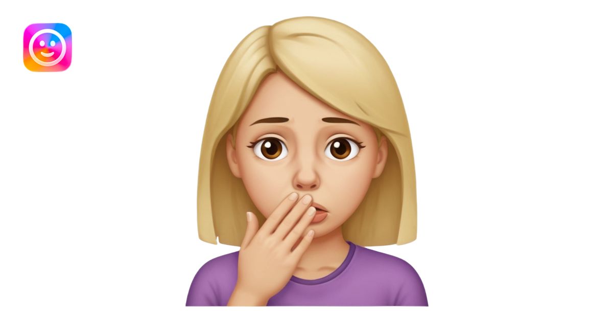 create a girl who is holding her nose because she is smelling something ...