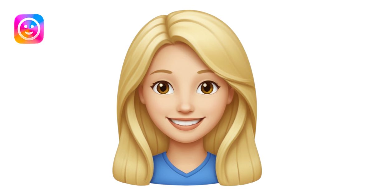 queen-in-game-of-throne, long blonde, smile emoji | AI Emoji Generator