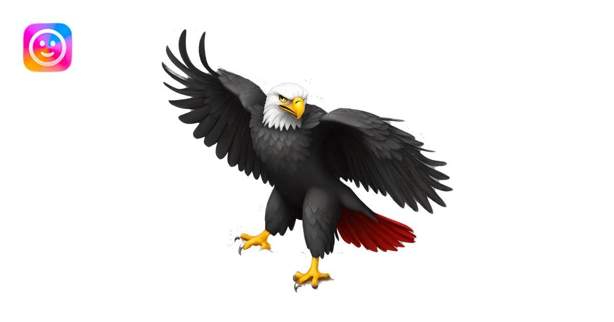 Albanian eagle emoji | AI Emoji Generator