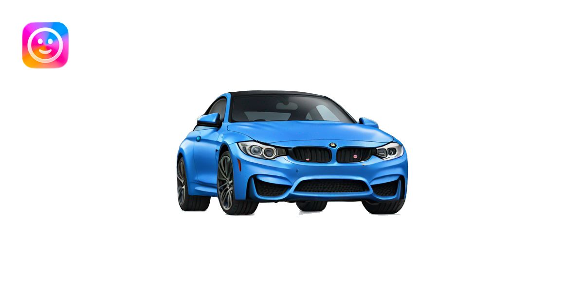 blue M4 Competition emoji | AI Emoji Generator