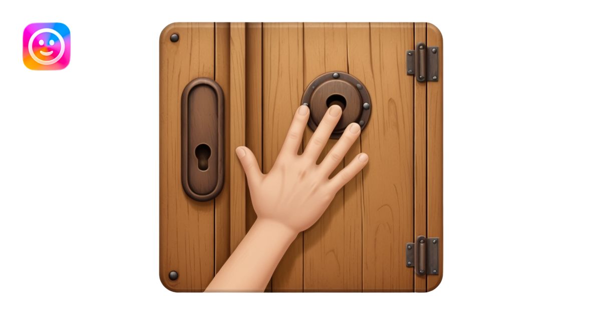 hand knock the door emoji | AI Emoji Generator