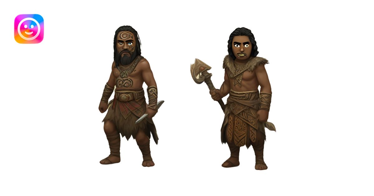 Maori-inspired Path of Exile emoji | AI Emoji Generator