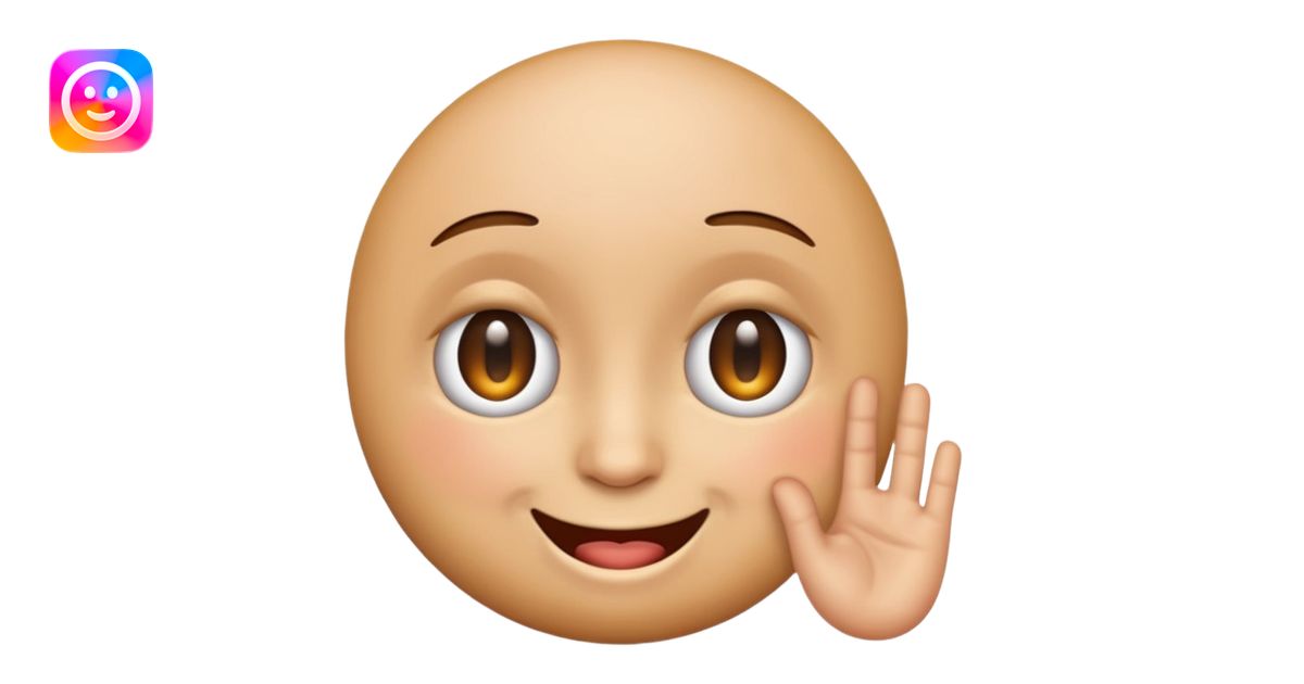 Normal emoji with the left eye twitching while smiling emoji | AI Emoji ...